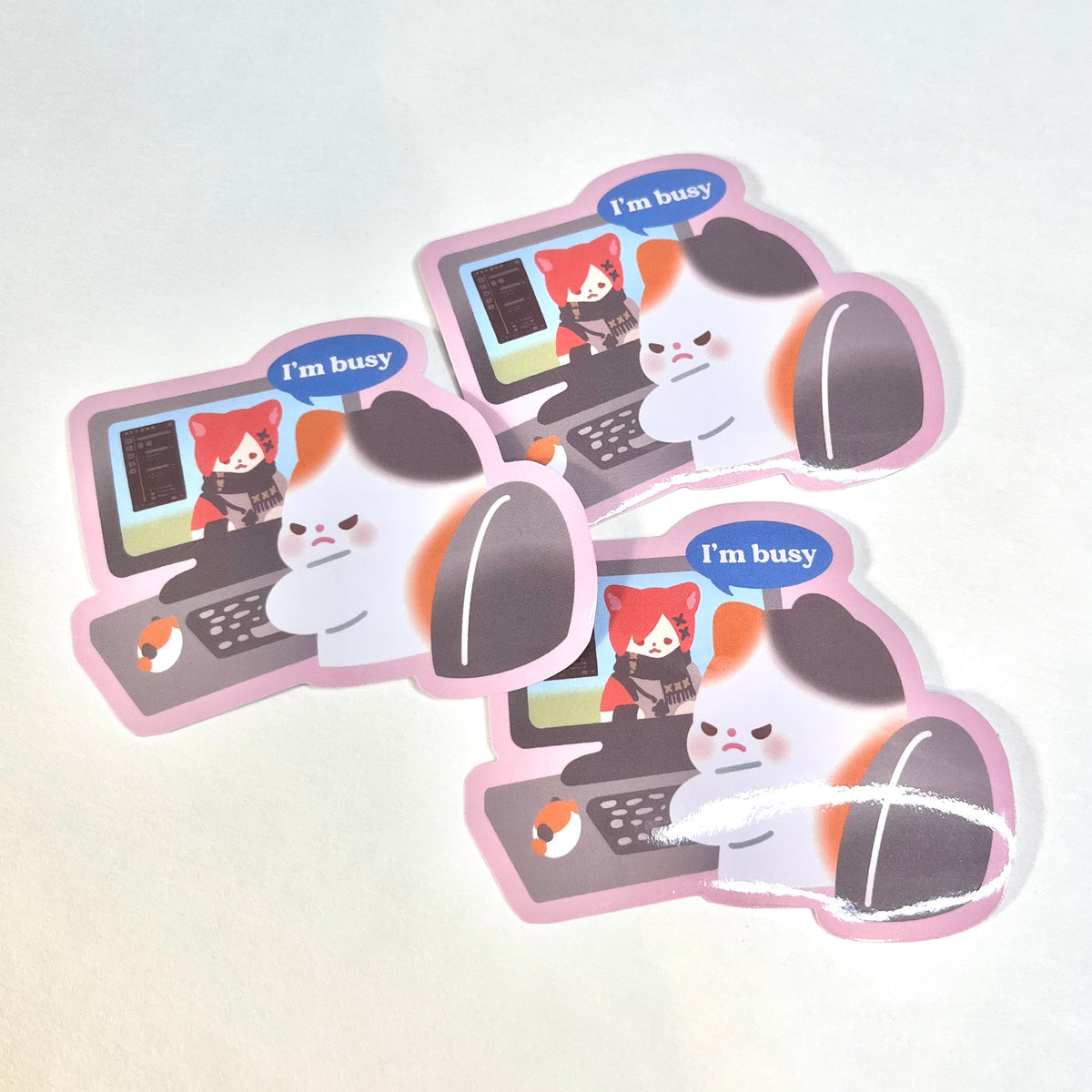 Vinyl Sticker - I'm Busy – Maobabie