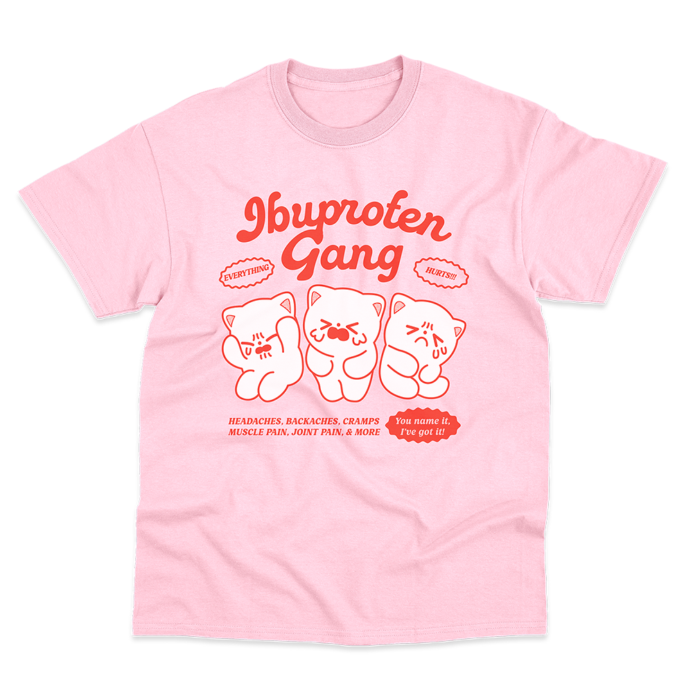 Ibuprofen Gang T-Shirt – Maobabie