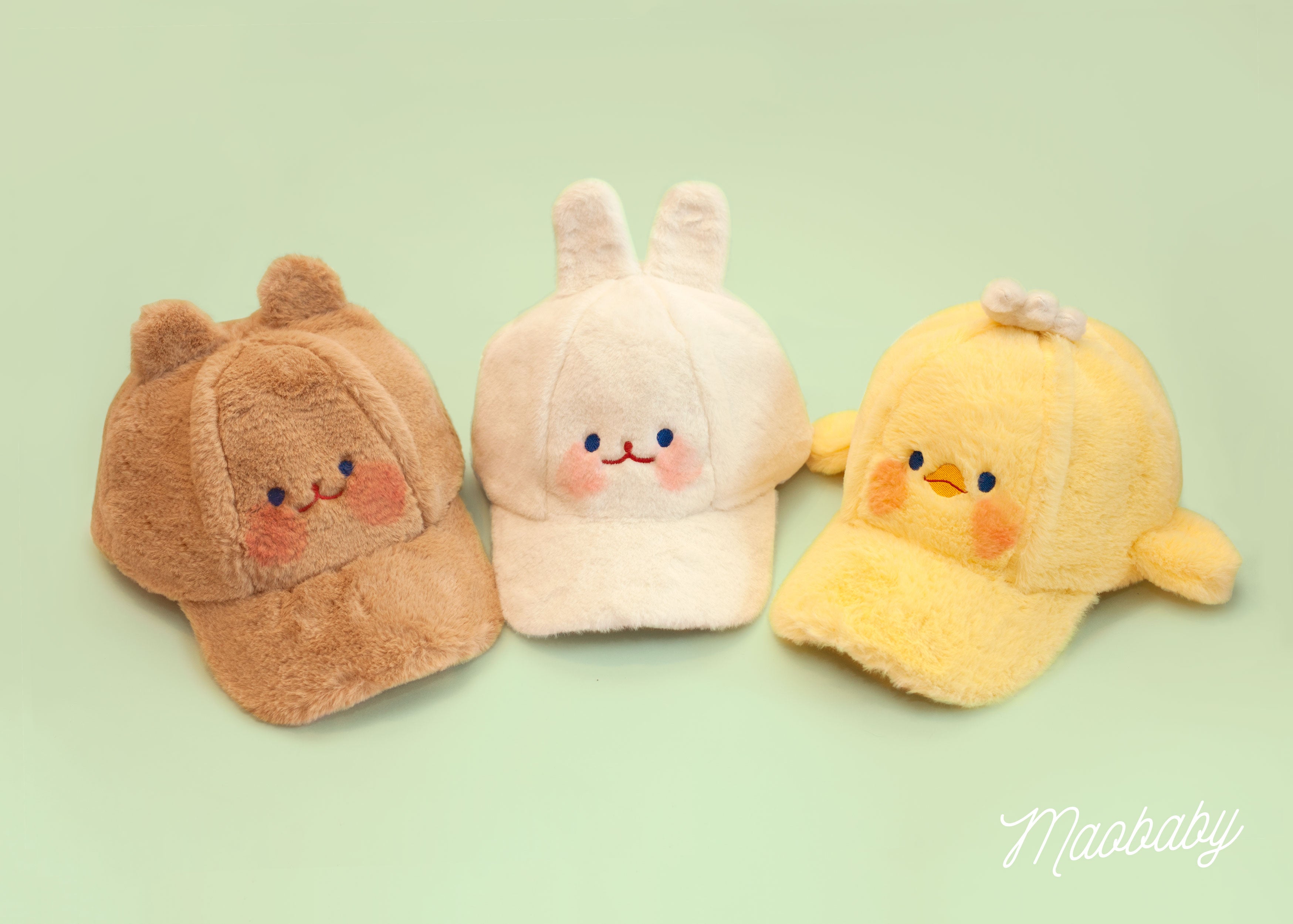 Classic Fluffy Animal Caps – Maobabie